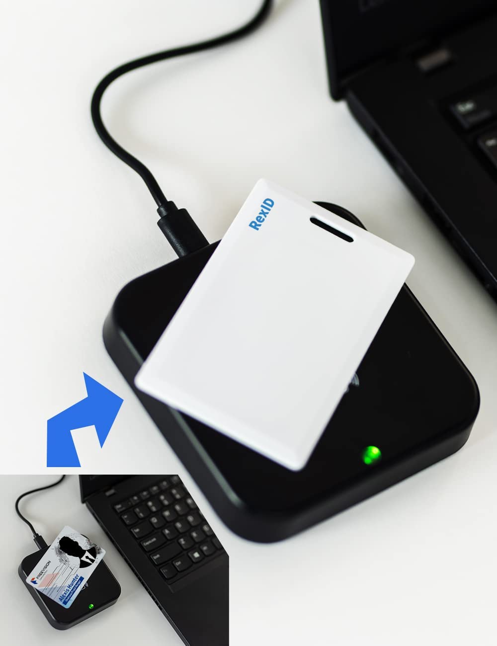 RFID Reader Writer 125kHz Card Copier Key Duplicator Machine Smart Pro ...